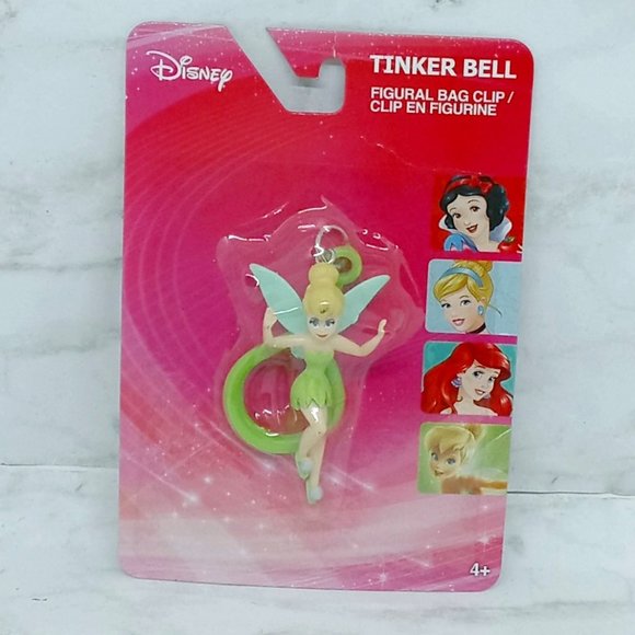 Disney | Accessories | Tinker Bell Disney Figure Bag Clip Book Bags ...